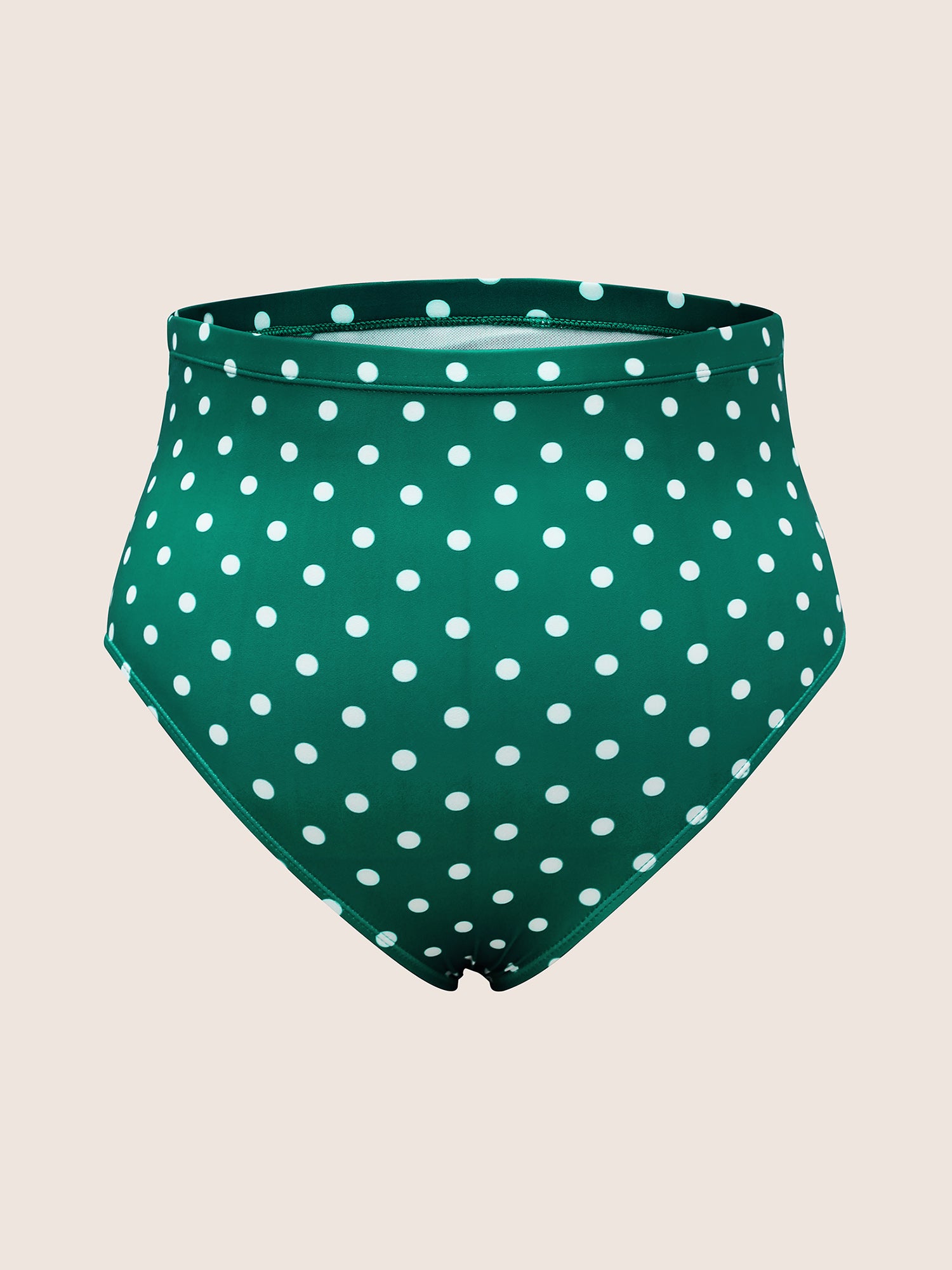 Polka Dot Crossover Ruched Flutter Hem Swim Dress – BloomChic