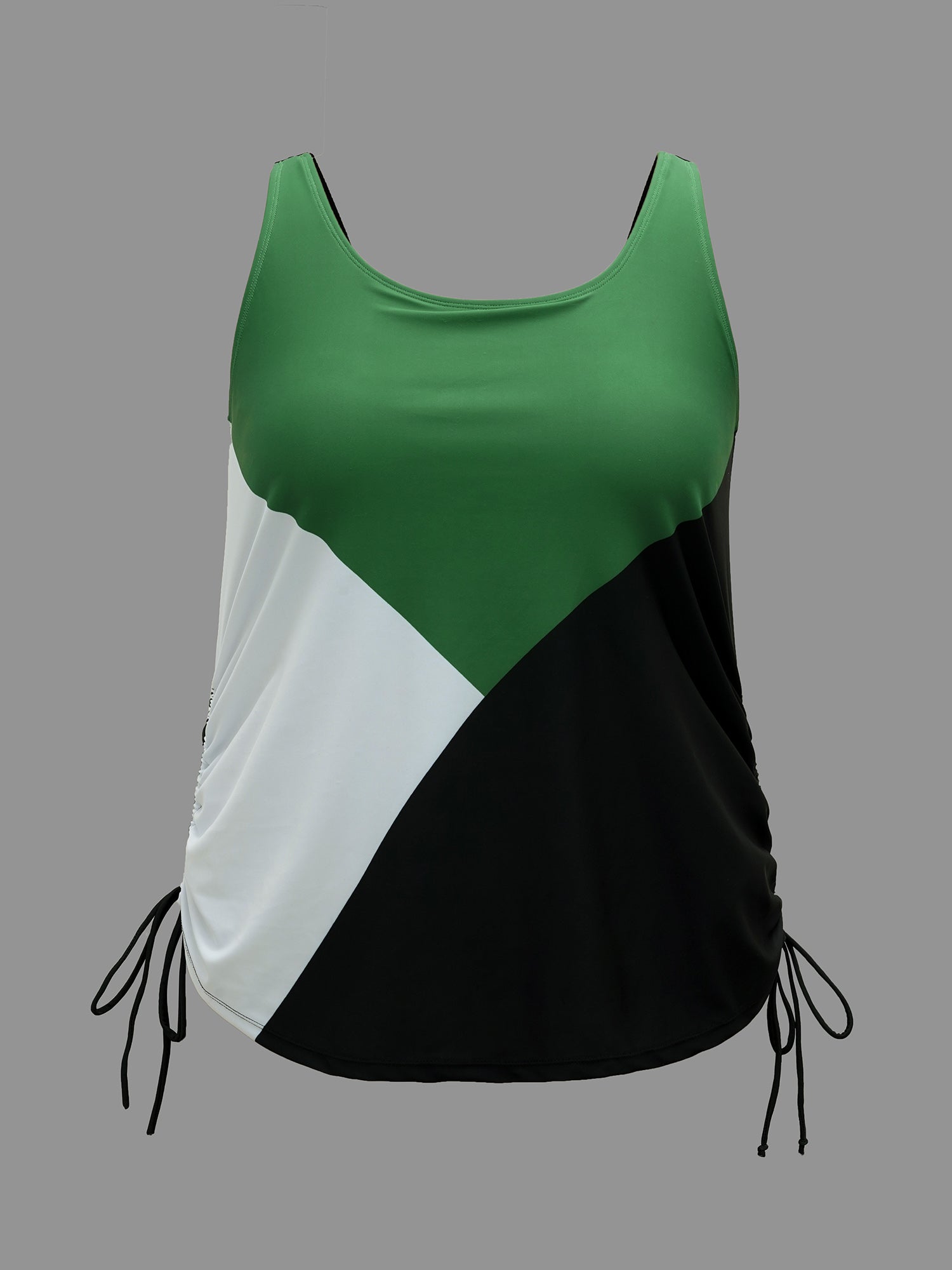 Color Block Drawstring Cami Swim Top – BloomChic