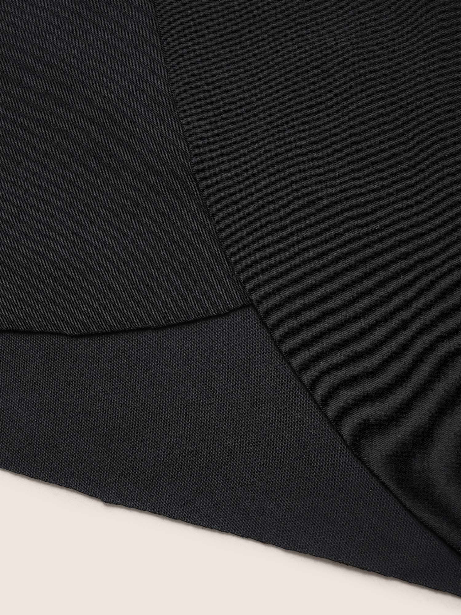 Solid High Rise Overlapped Hem Swim Bottom – BloomChic