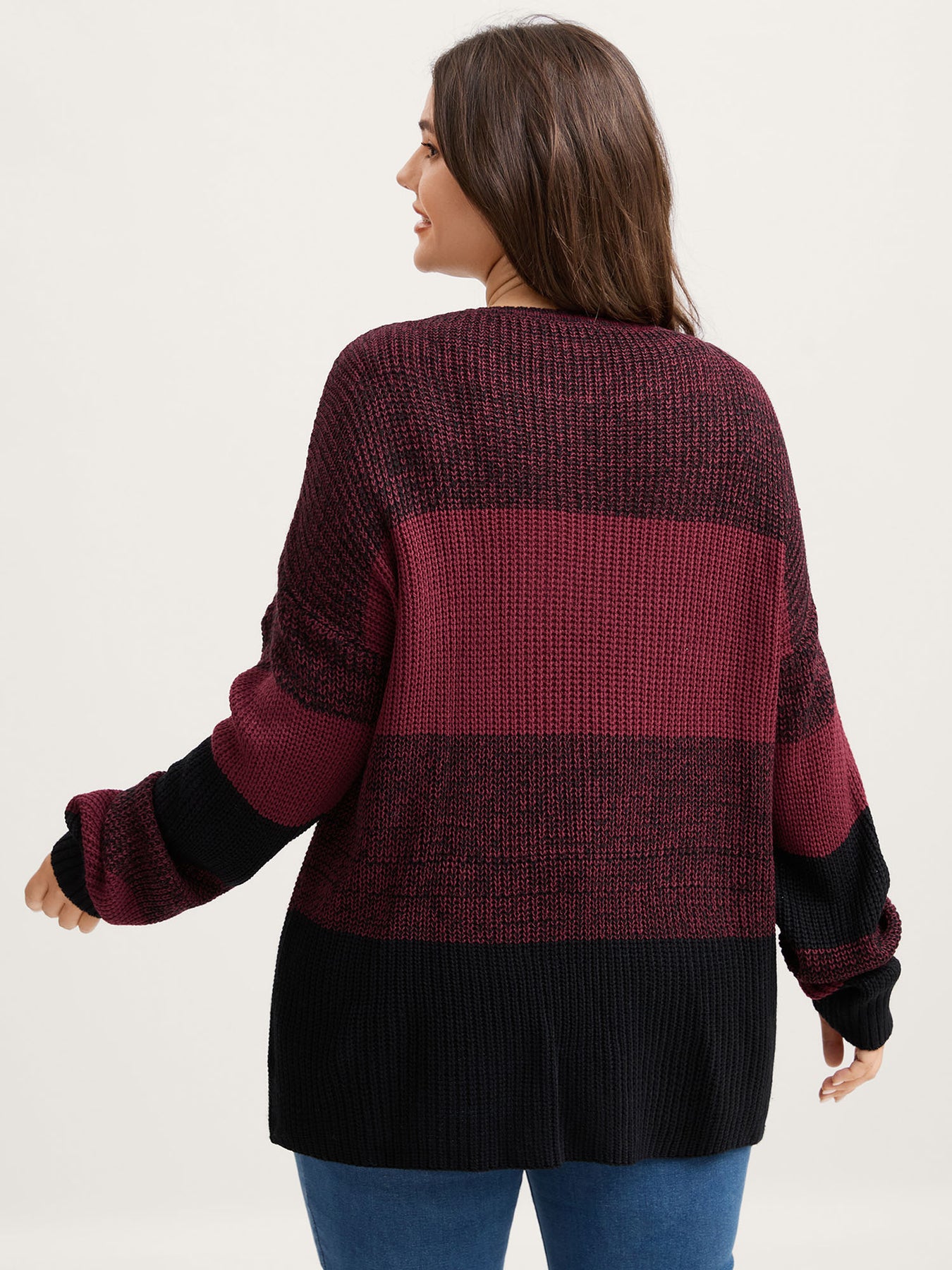 Color Block Yarn Blend Pullover – BloomChic